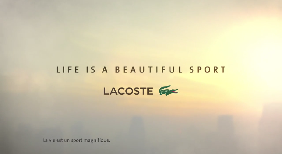 Life Is A Beautiful Sport 30 secondes par Lacoste